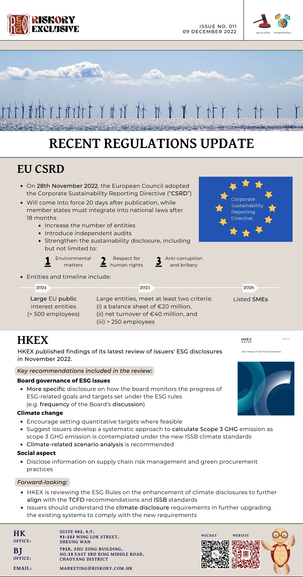Regulations Update
